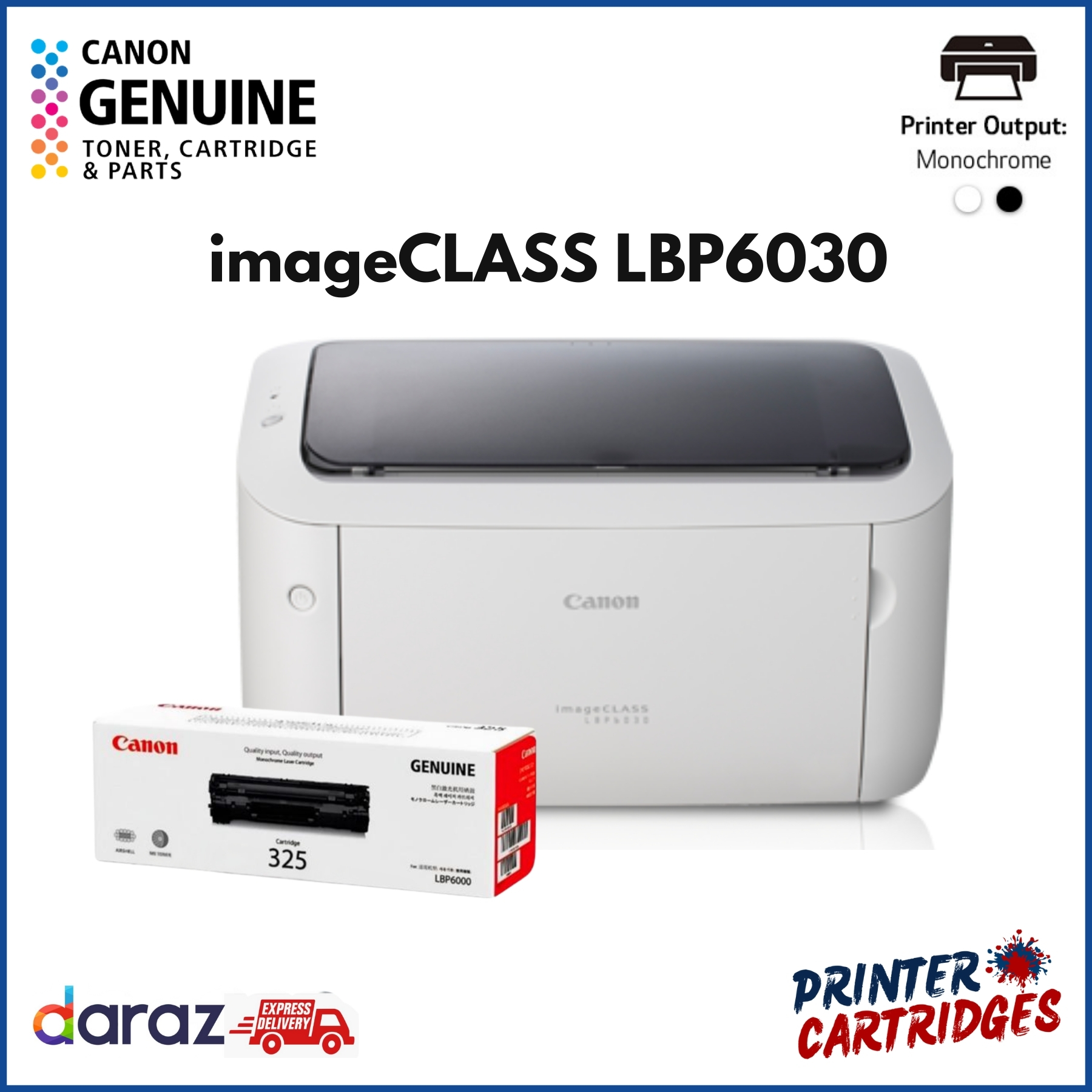 Canon ImageCLASS LBP 6030 Black Laser Printer | Daraz.lk