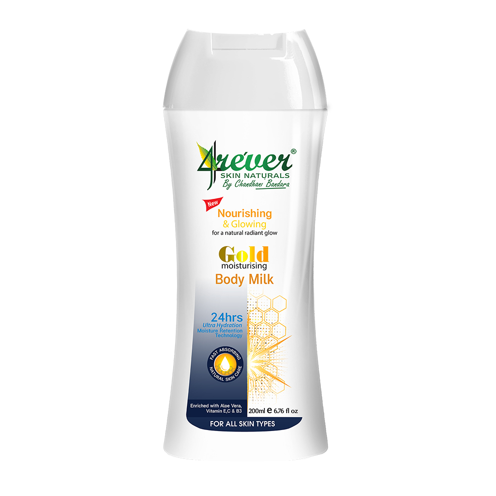 4rever Gold Moisturizing Body Milk 200ml | Daraz.lk