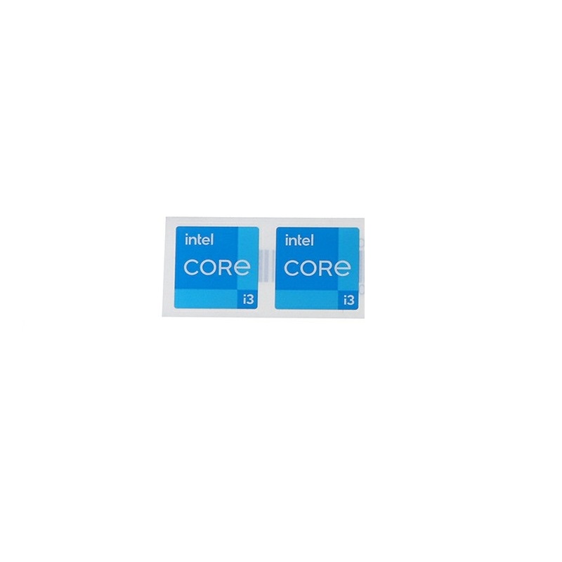 2pcs Intel Core i3, i5, i7, i9 Decoration DIY Sticker Label Tag For ...