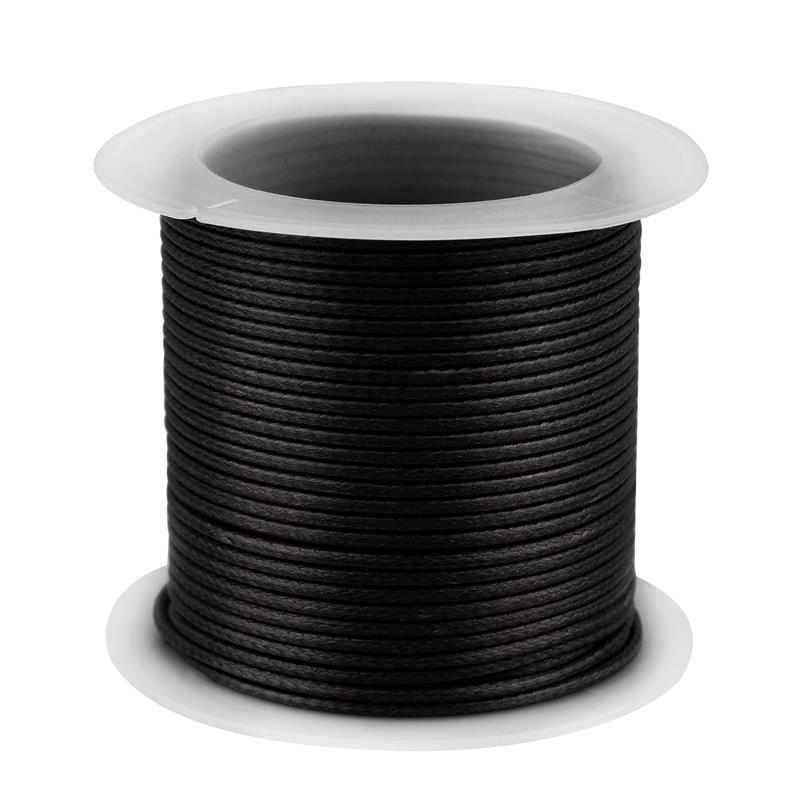 1mm 10Meter Waxed Wire Cotton Cord Rope Waxed Thread Cord String Strap ...