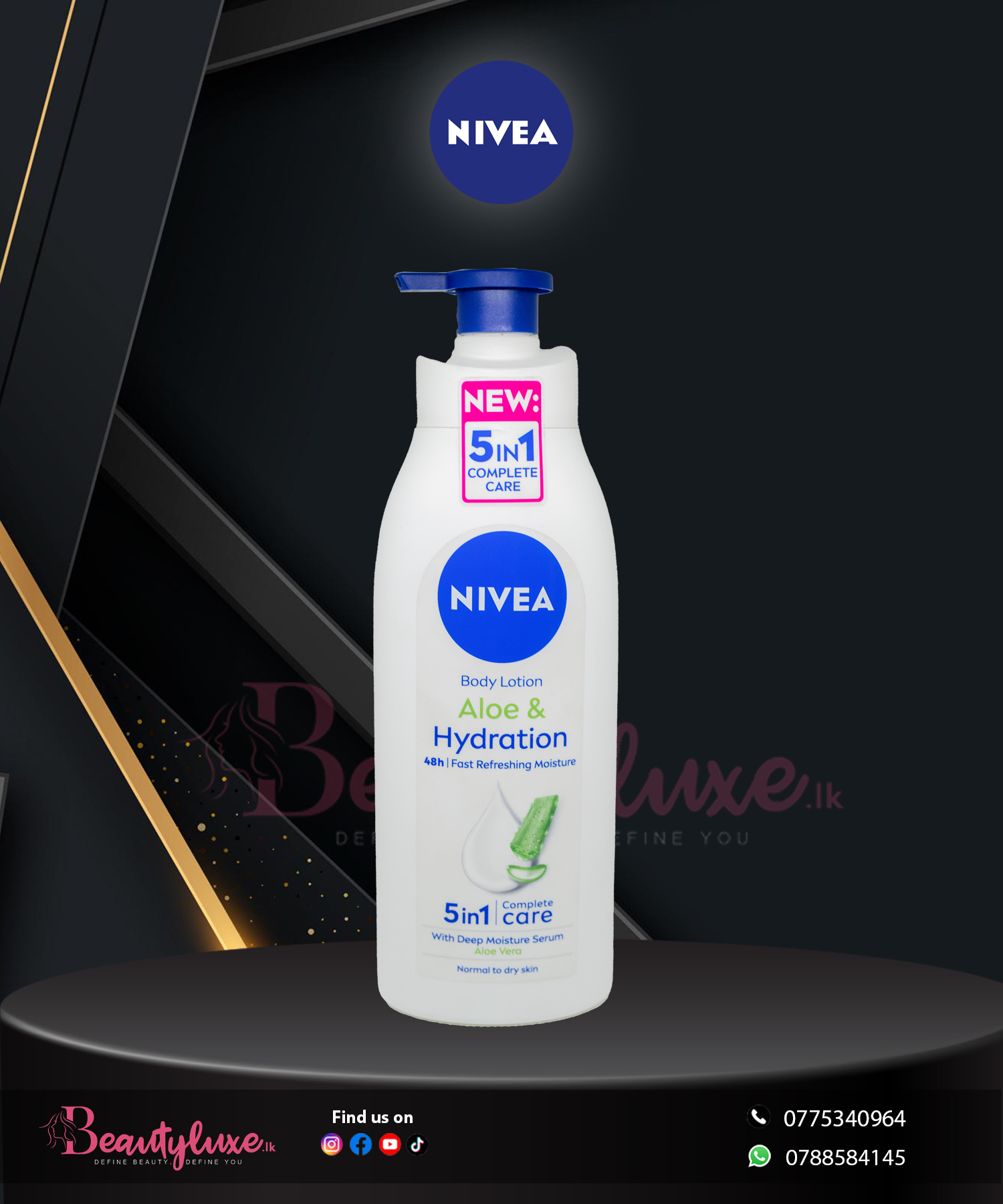 Nivea Aloe Hydration Body Lotion 400ml | Daraz.lk