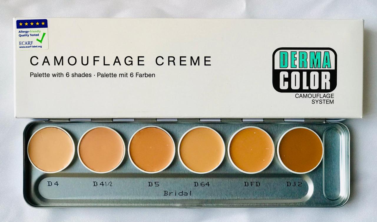 DERMACOLOR CAMOUFLAGE CREME PALETTE 6 COLORS BRIDAL | Daraz.lk