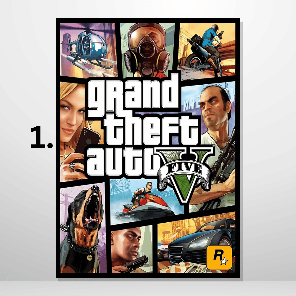 A3/A4 Size Framed wall posters GTA 3 Gta vice city Gta 5 Gta 6 Grand ...