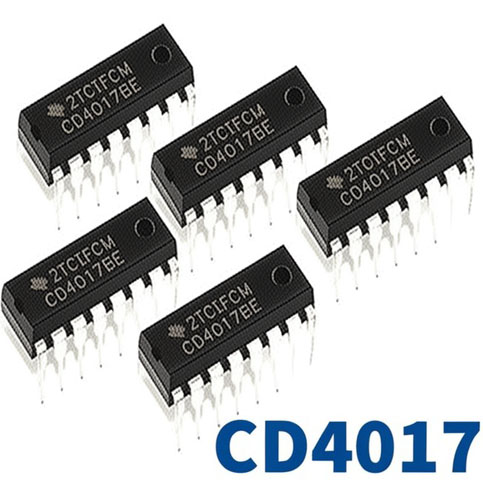 5PCS - CD4017 CD4017BE 4017 Decade Counter Divider IC | Daraz.lk