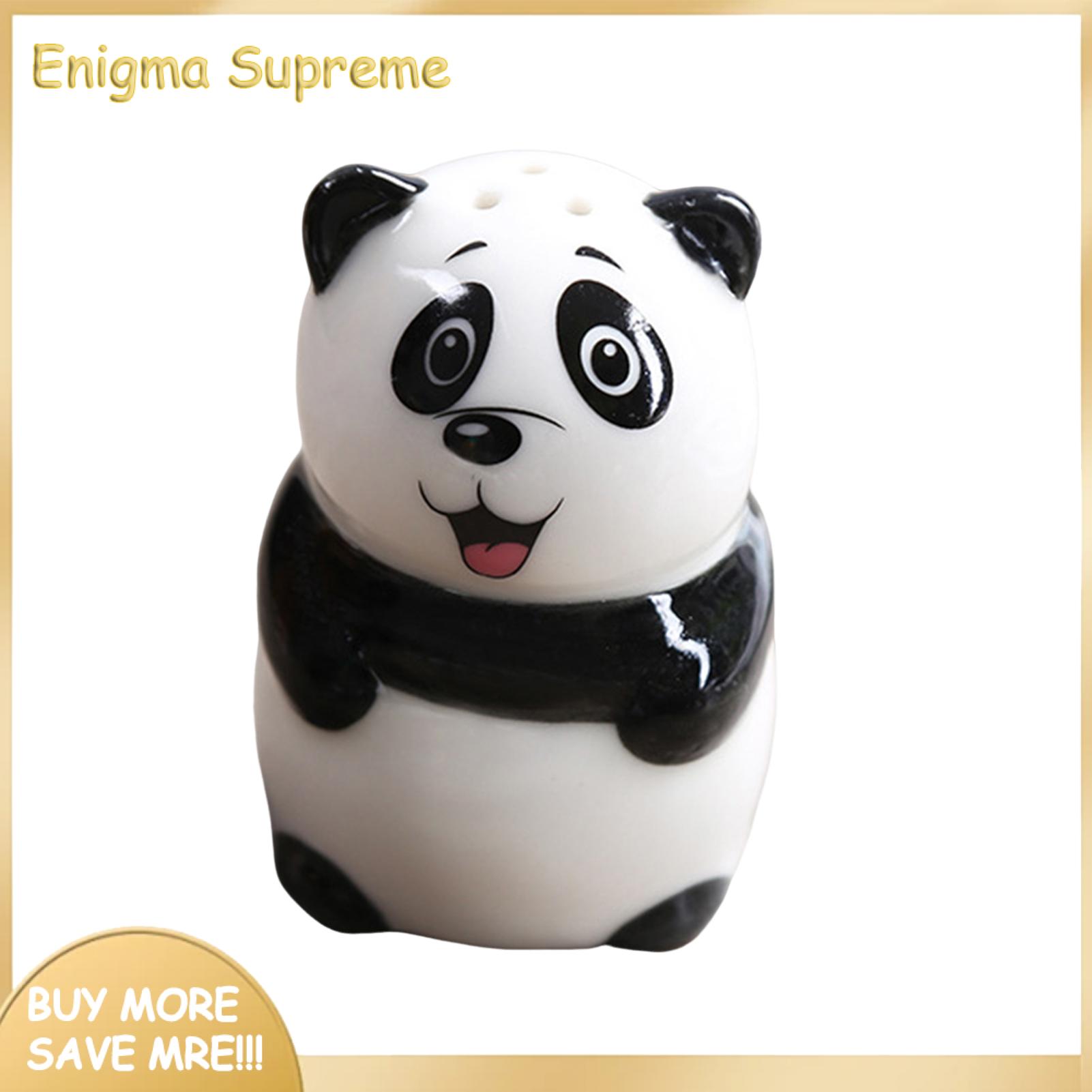 Enigma- Condiment Container Adorable Ceramic Red Panda Seasoning Jar ...
