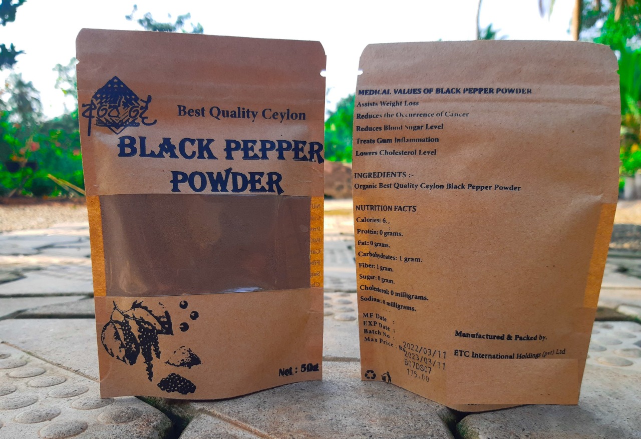 Black Pepper Powder 50g | Daraz.lk