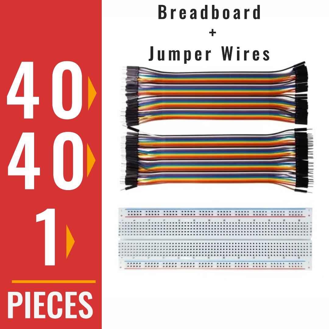 Breadboard MB102 (MB-102) 830 Tie Points Solderless Prototype PCB ...