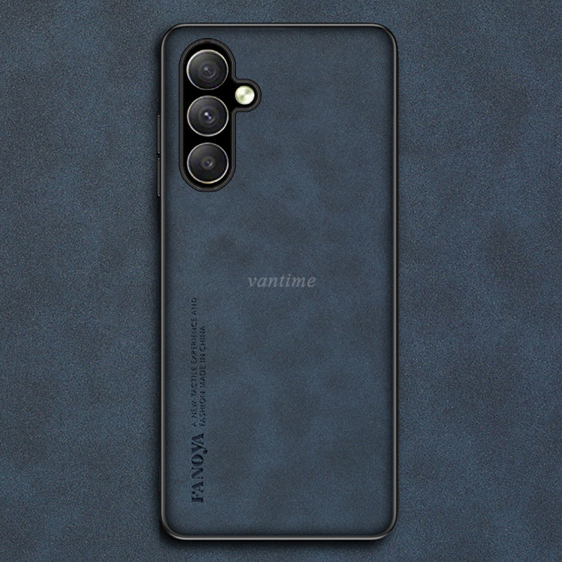 Vantime for Samsung Galaxy A05 A05s A24 4G Case Soft Pure Leather Slim ...