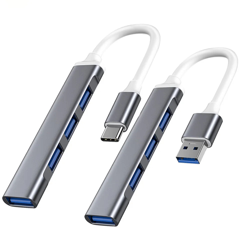 USB 3.0 Hub USB Hub 3.0 Multi USB Splitter Hub Use Power Adapter 4/7 ...
