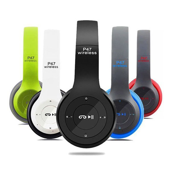 Buy White Wireless Headphones, P47 Bluetooth Over Ear Foldable H