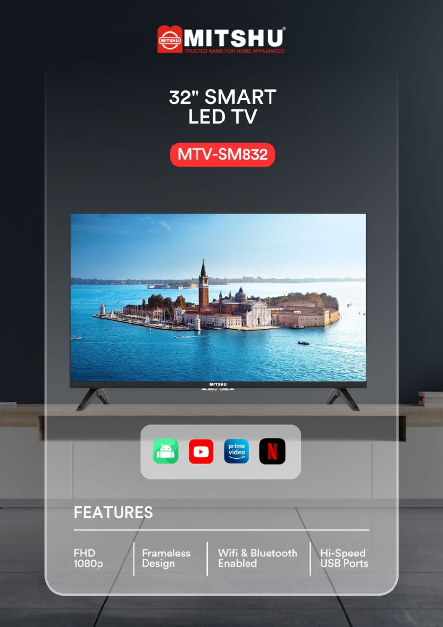 Mitshu 32 Smart Tv -MTVSM832 | Daraz.lk
