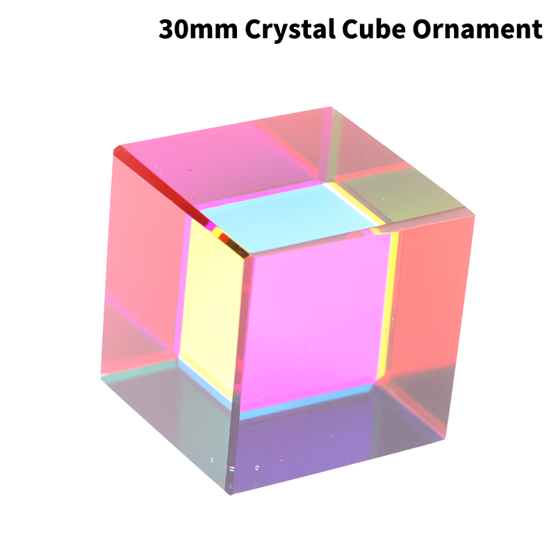 GJCUTE 30mm Color Cube Prism Three Primary Colors Popular Science ...