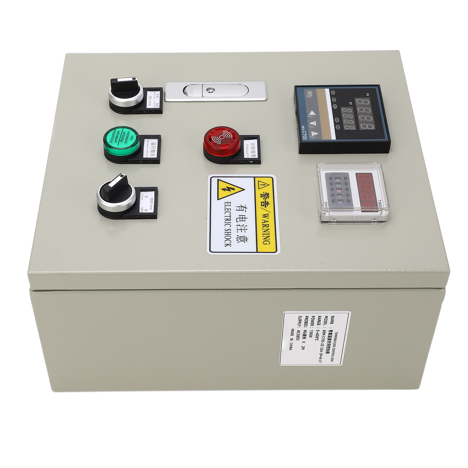 PID Temperature Controller Thermostat Box 3 Phase 15KW High Accuracy ...
