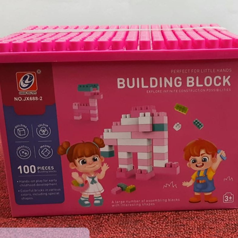 Building Blocks : Play & Learn : 100 Pieces | Daraz.lk