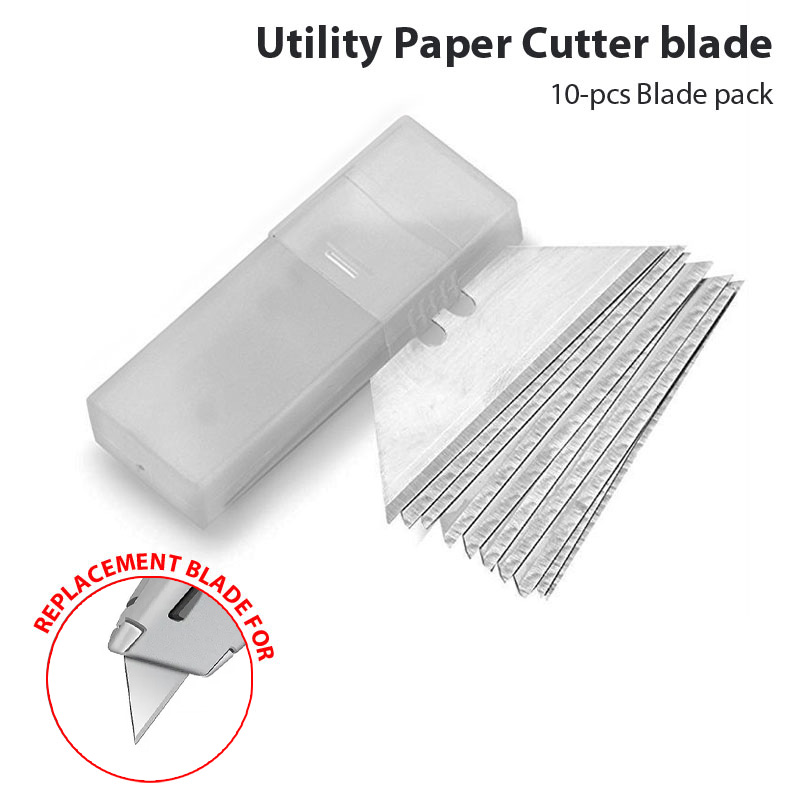 Utility Paper Anti Cutter Knife Blade SK5 Steel Replacement Refill ...