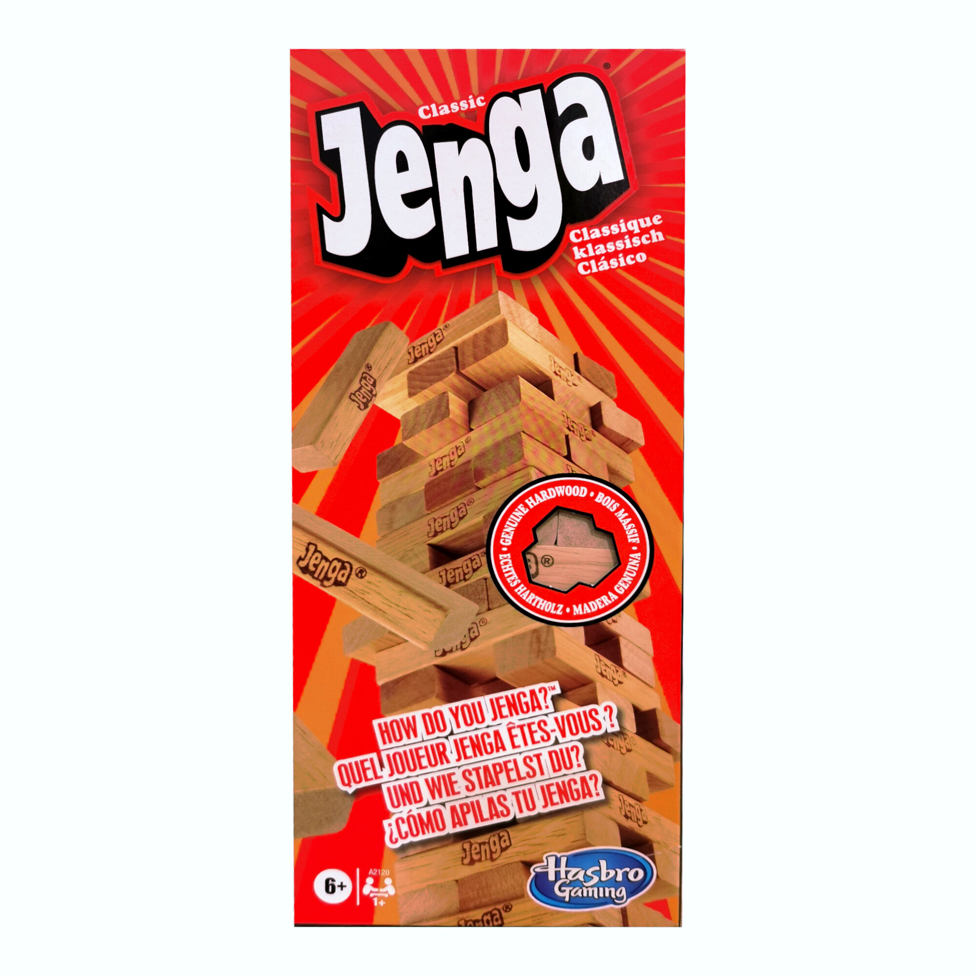 Hasbro Jenga Classic Game (54 Genuine Hardwood Blocks) | Daraz.lk