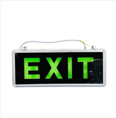 Emergency Exit Sign Board With Rechargeable Led Light | Daraz.lk