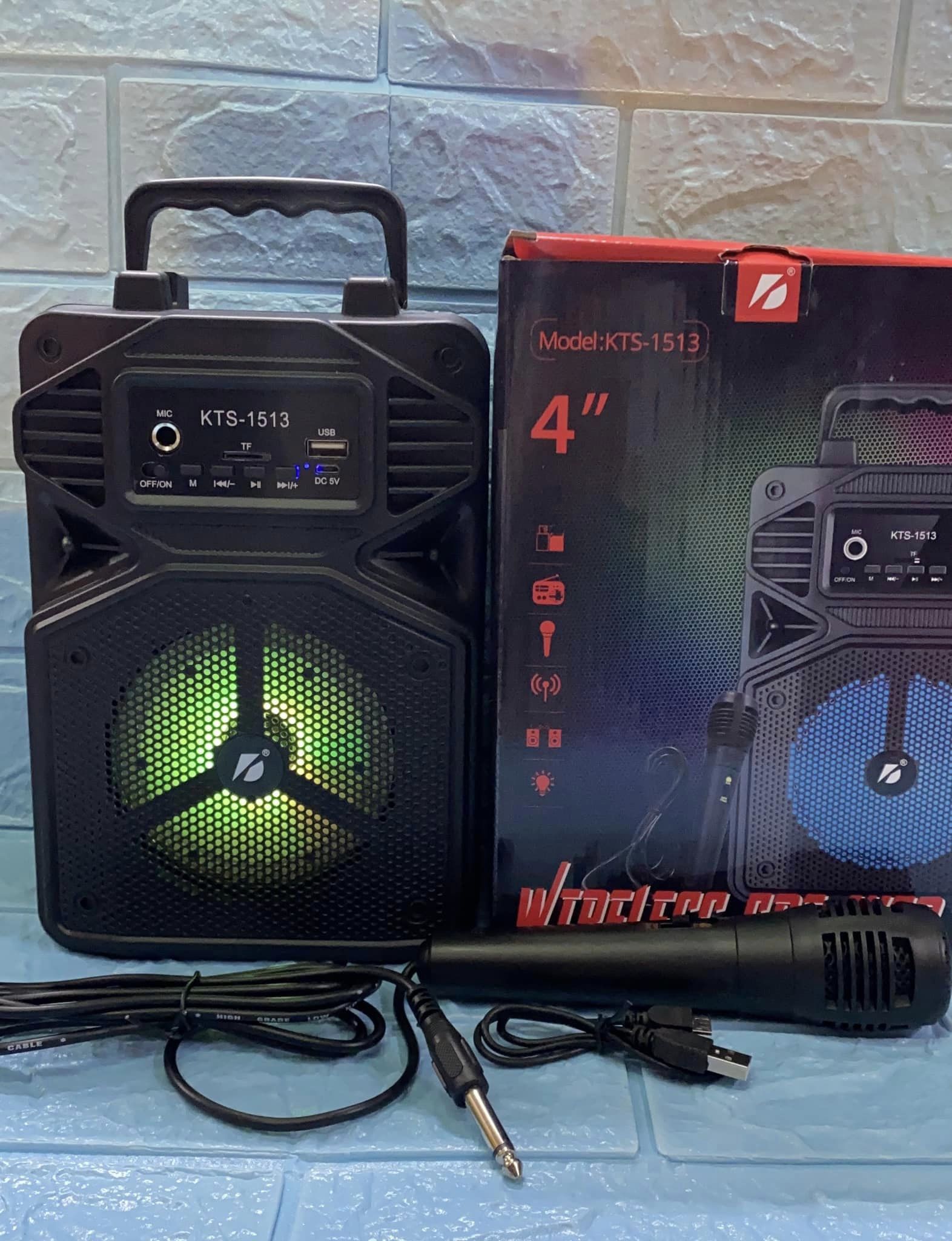 KTS-1513 Rechargeable Bluetooth Speaker with FREE Wired MIC | Daraz.lk