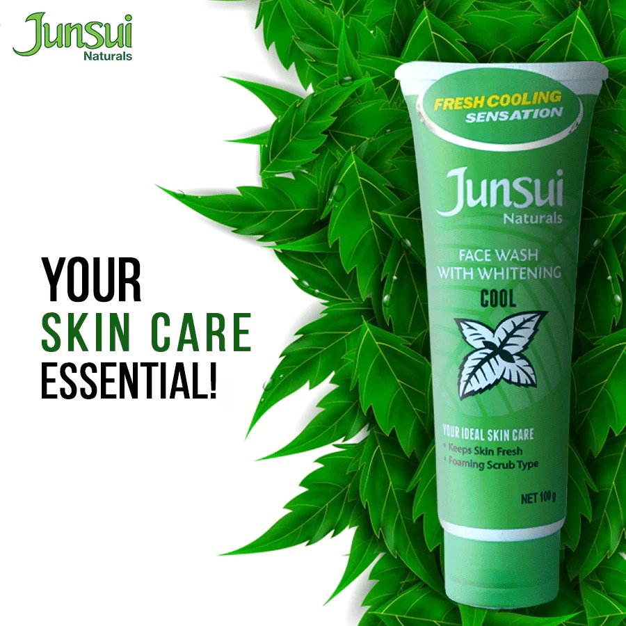 Junsui Natural Facial Wash Cool 100g | Daraz.lk