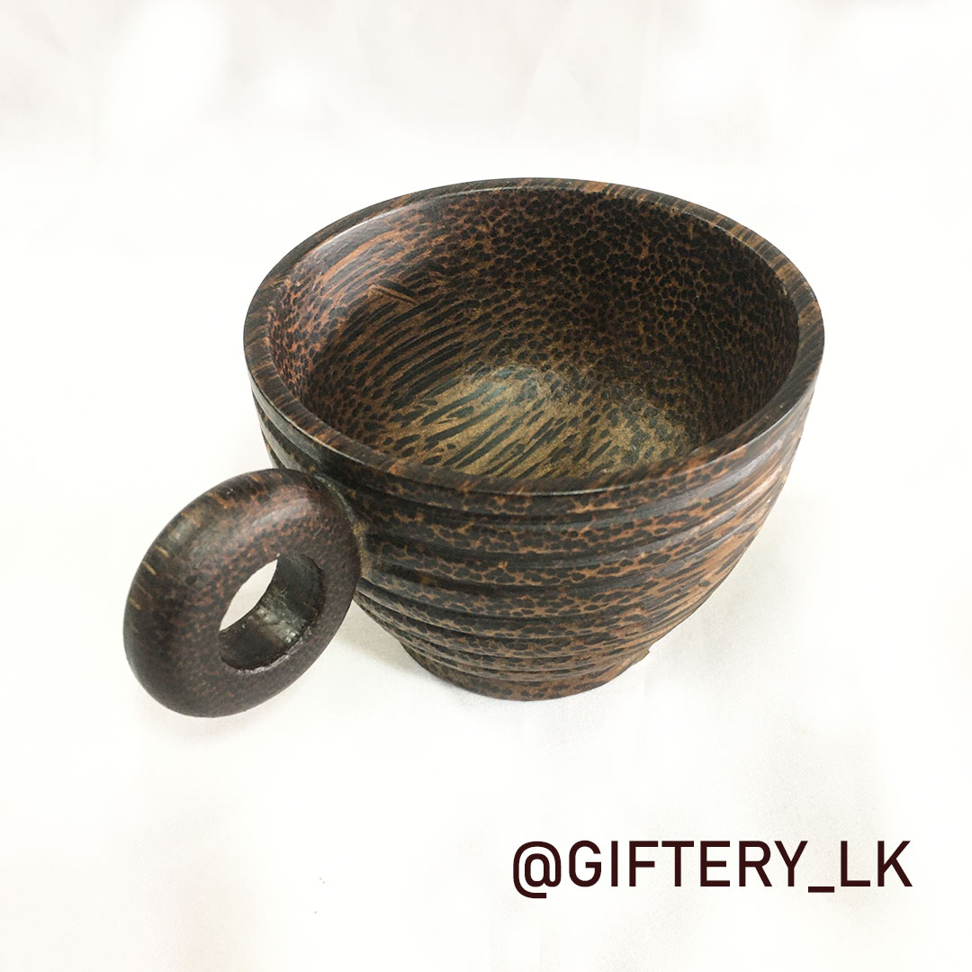 Tea Cup Made Of Kithul Wood | Daraz.lk