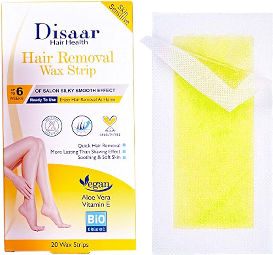 Disaar Hair Removal Wax Strip Yellow 20pcs | Daraz.lk