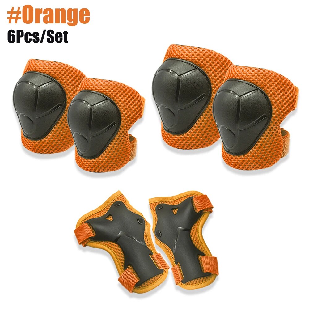 6 s Protective Gears Set for Kids Children Knee Pad Elbow Pads Wrist ...