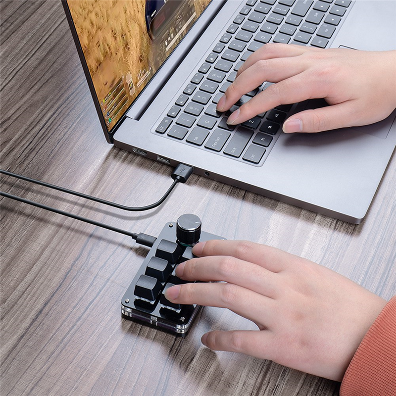 【Innovative】 Programming Macro Custom Knob Keyboard 6 Key Paste Mini ...