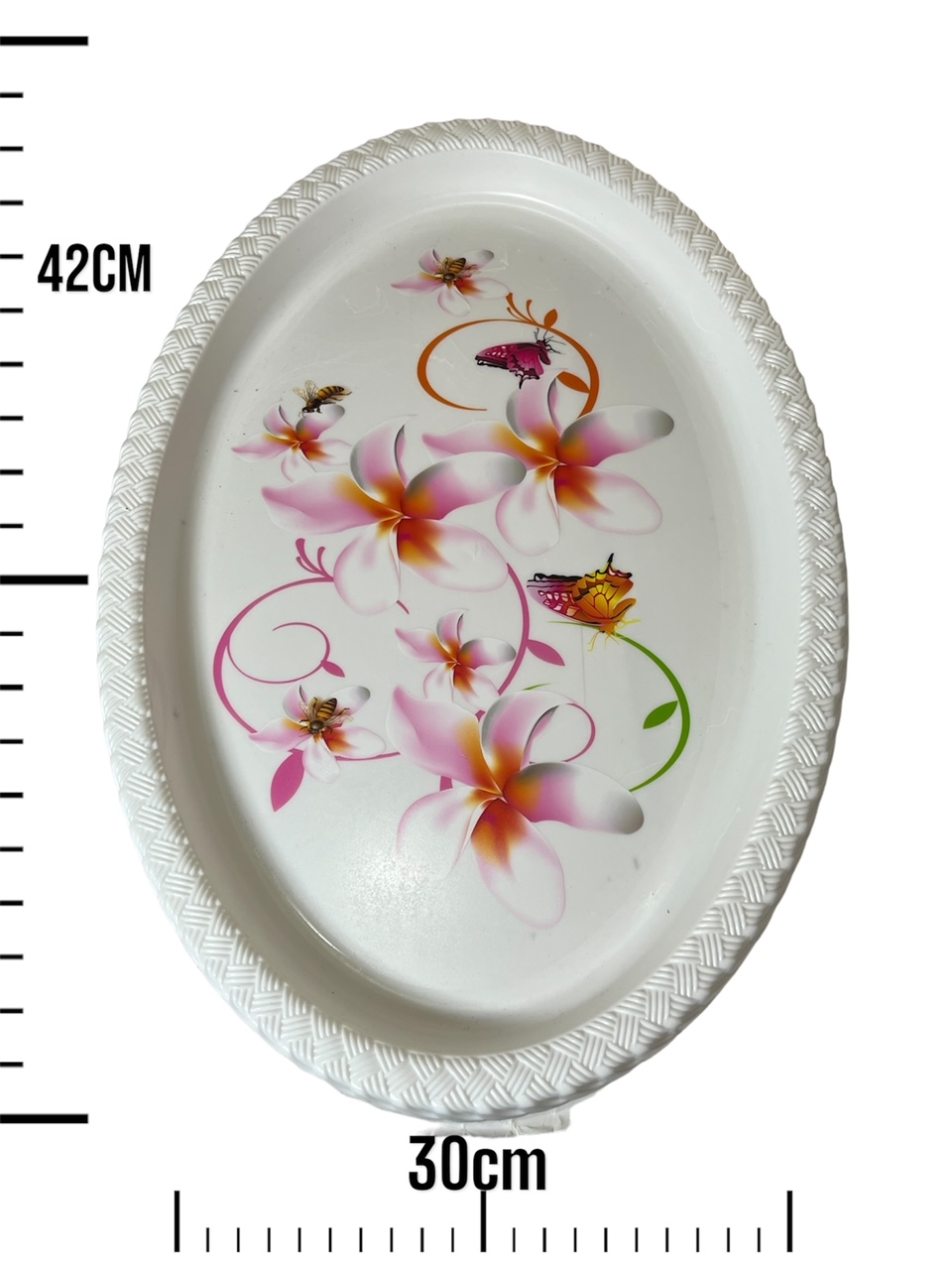 Tray Plastic Serving Tray Imported Quality & Cute Printed Design for ...
