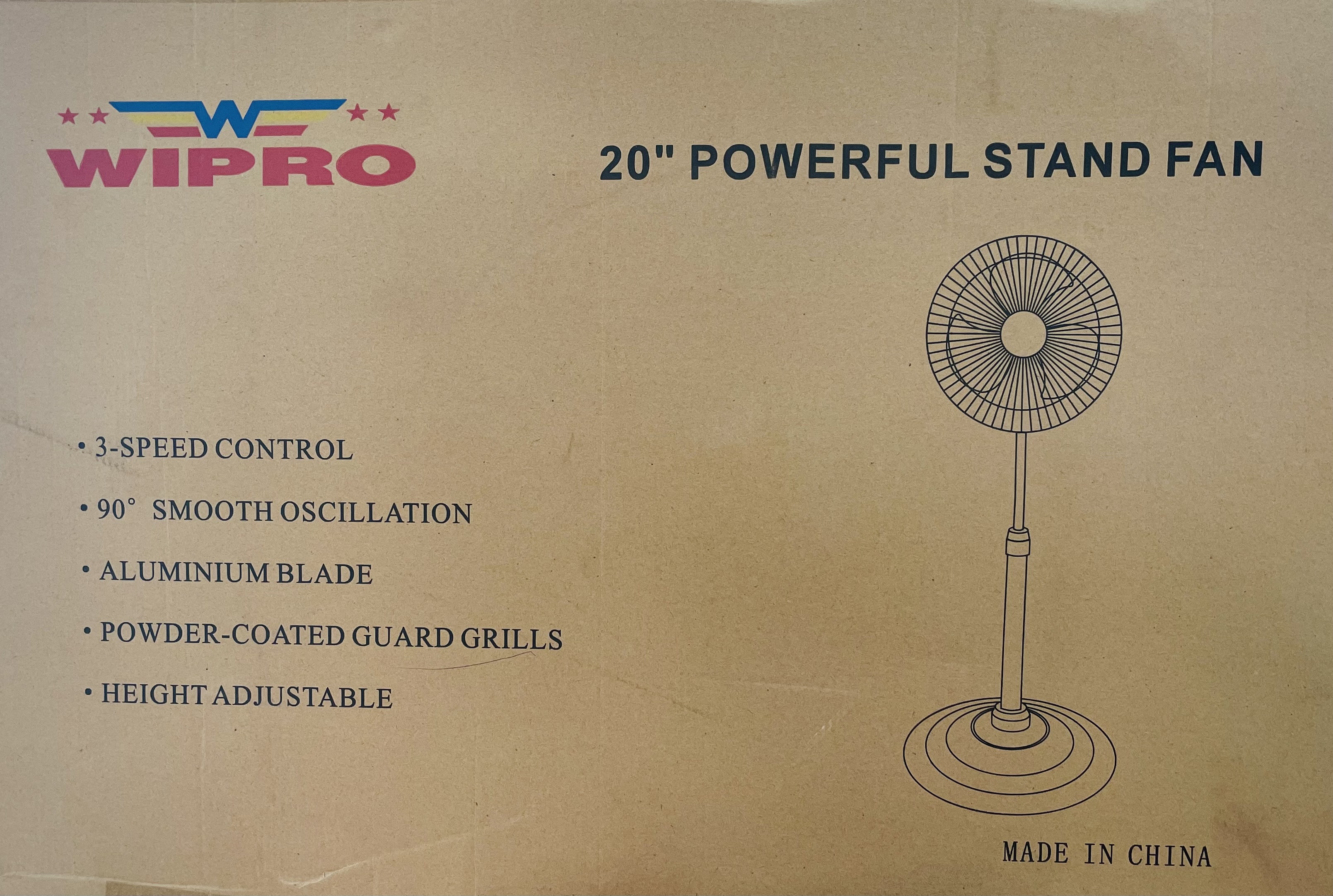 Wipro 20" Powerful Stand Fan - WSF-5020 | Daraz.lk