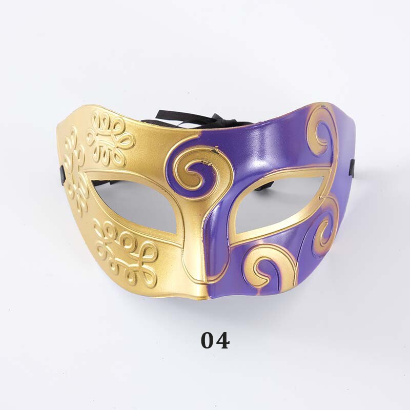 32 Colors Vintage Silver Gold Men Masks Antique Cool Halloween Party ...