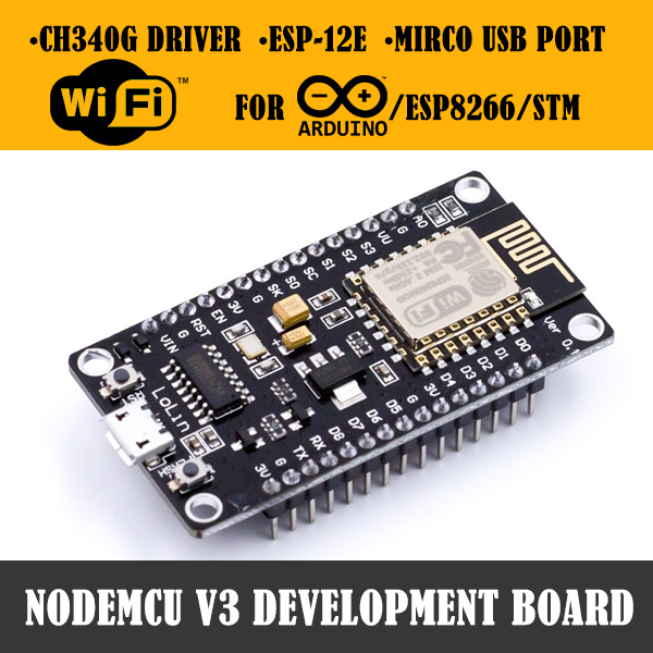 New Wireless module CH340 NodeMcu V3 Lua WIFI Internet of Things development board based ESP8266 ...