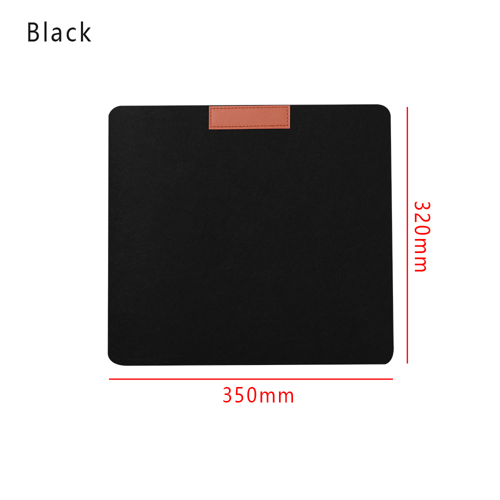 【ZOSR】Soft Modern Office Wool Felt Table Computer Desk Mat Keyboard ...