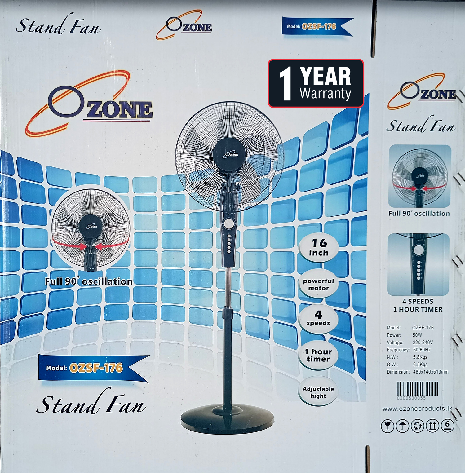 16 inch Stand Fan | Daraz.lk: Buy Online at Best Prices in Srilanka ...