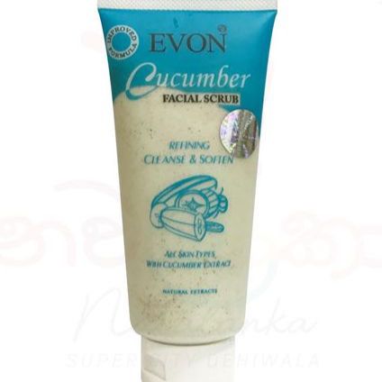 EVON Cucumber Facial Scrub Cleans and Soften 180ml | Daraz.lk
