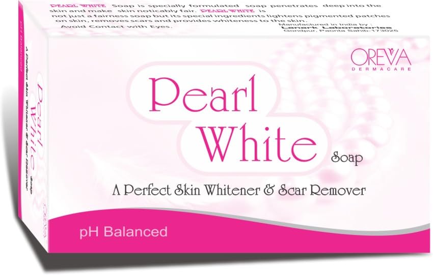 LYUD Pearl White Soap For Skin Whitening, Skin Tone,Helps Calm ...