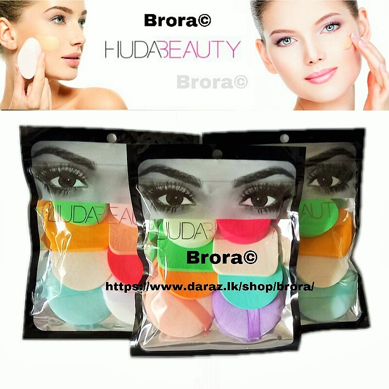 Huda Beauty Makeup Foundation Sponge Set Of 8 Pcs First Copy | Daraz.lk