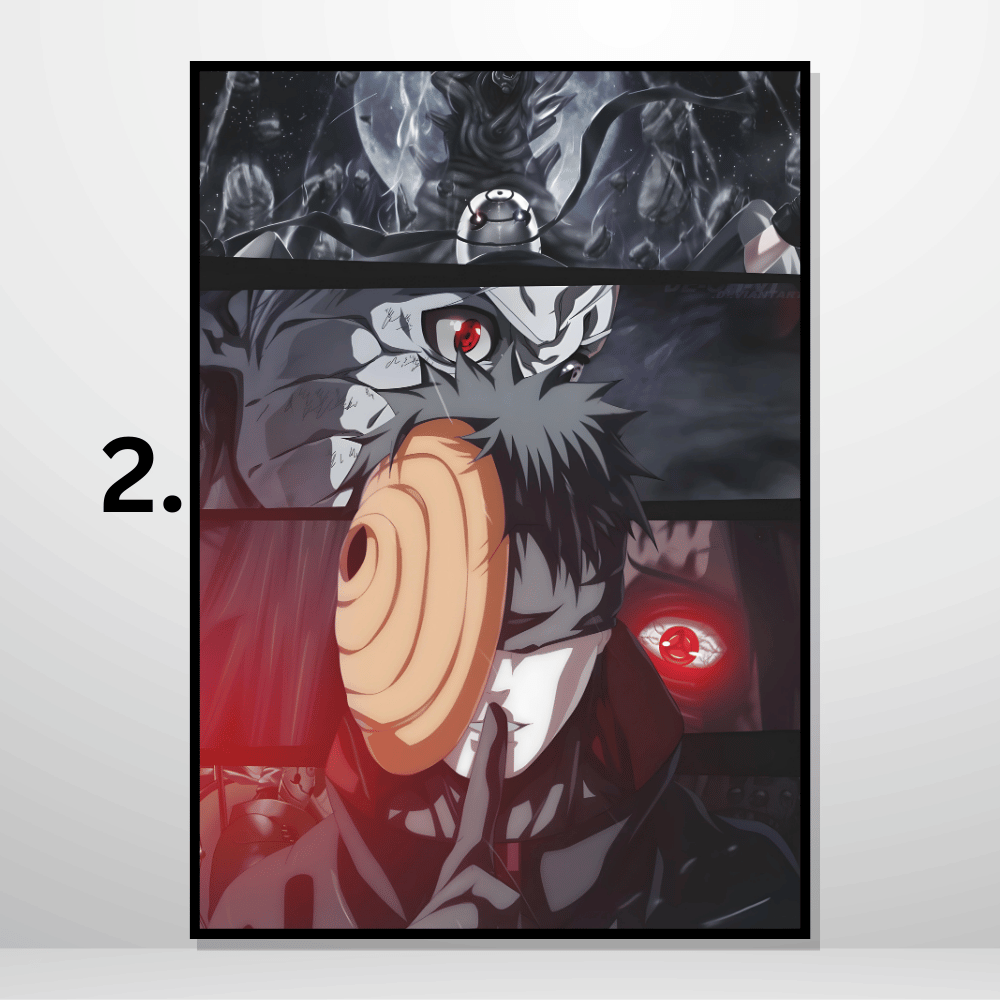 A3/A4 Size framed wall posters Naruto Anime Akatsuki Wall decorations ...