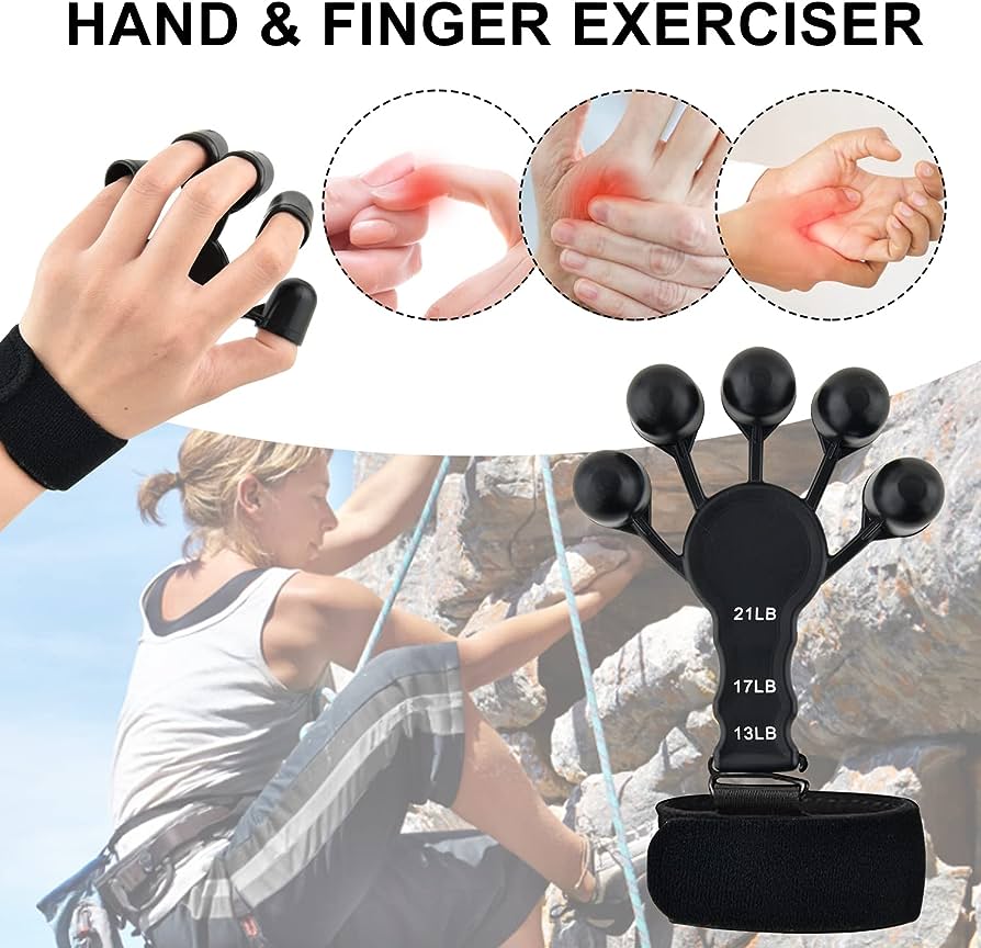 6 Level Finger Gripper Patients Hand Strengthener Finger Flexion And ...