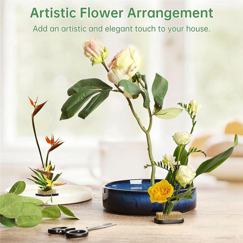 3PCS Japanese Ikebana Flower Frogs for Flower Arrangement, Kenzan Kit ...