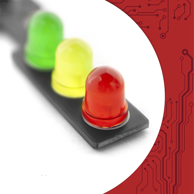 5x LED Traffic Light Creative DIY Mini Traffic Light 3.3-5V Compatible ...