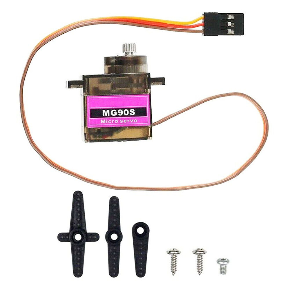 Micro Metal 4.8V 6V MG90S / MG90 S / MG 90S Gear Servo Motor for ...