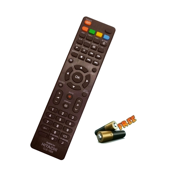 Hitachi LED Tv Remote Controller CLE-1023 & Free batteries | Daraz.lk