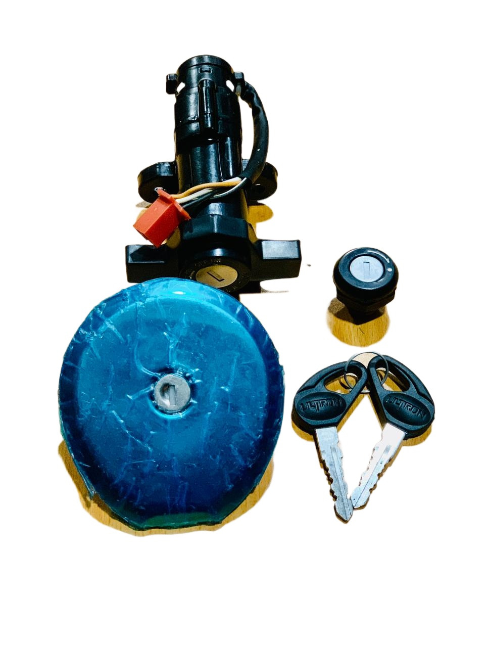 CT 100 Bike Full Key Set/ Ignition Switch, Fuel Gas Cap Tank Lid Cover ...
