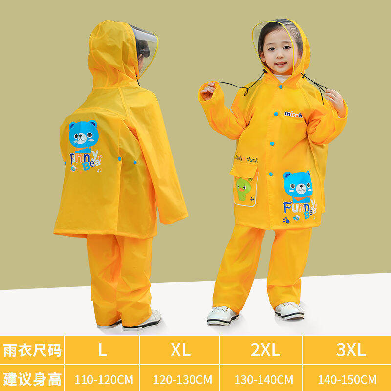 Children's Split Raincoat Set | Daraz.lk