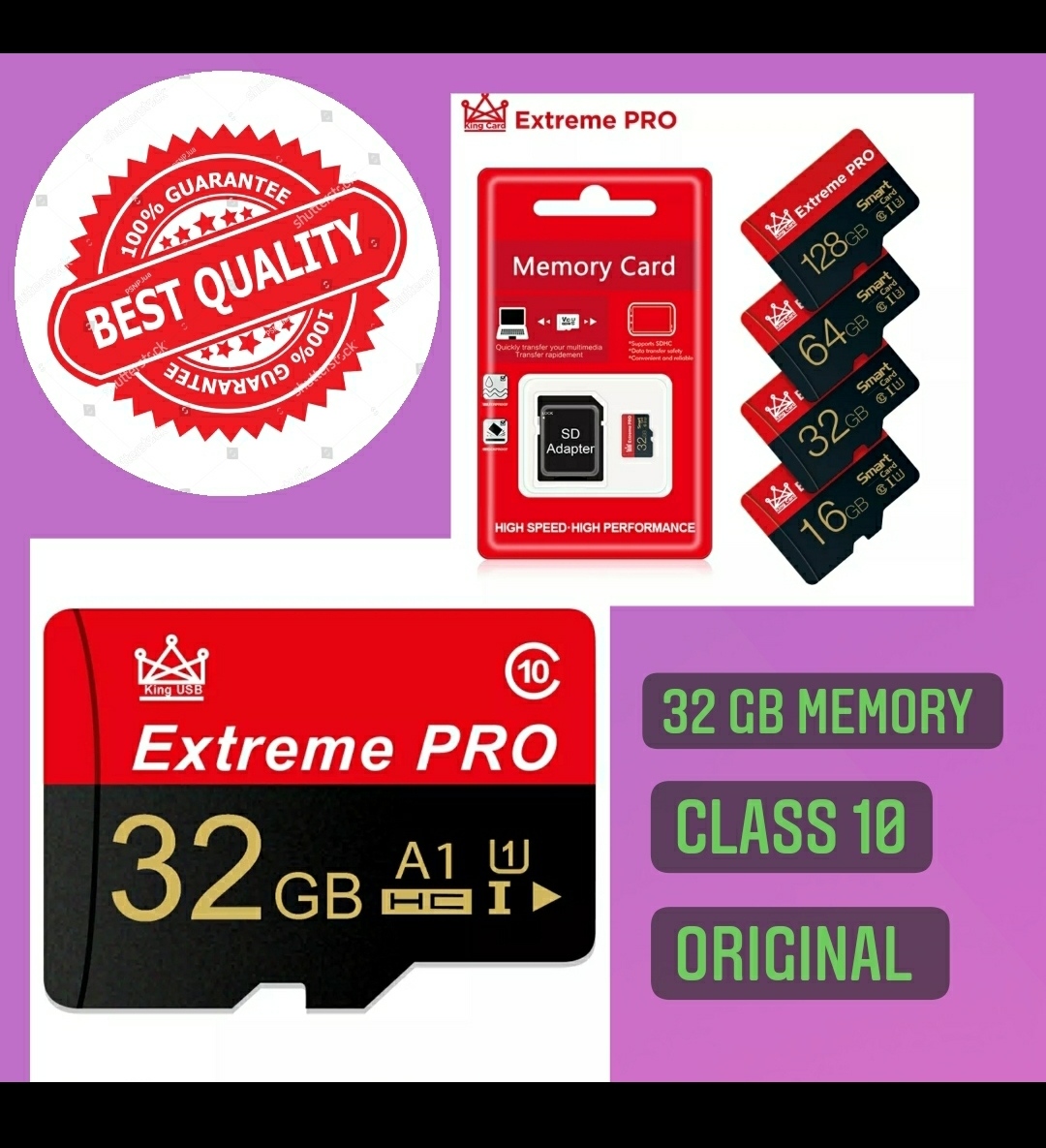 32GB memory card Evo flash mini SD card class 10 Extreame pro brand ...