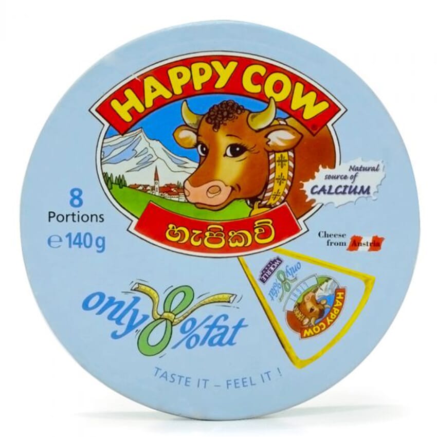 Happy Cow Cheese Low Fat Round Box 140g | Daraz.lk