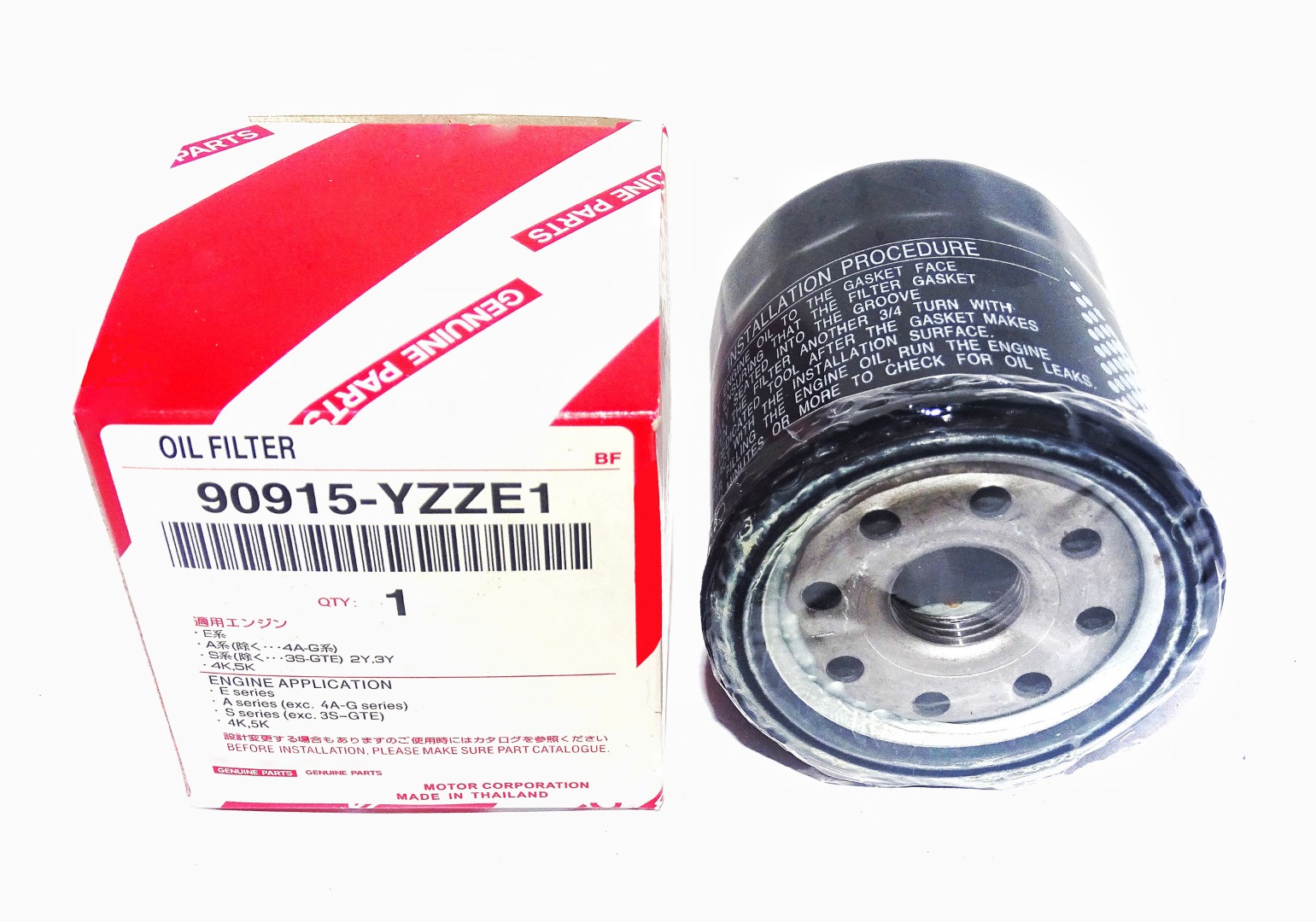 Oil Filter For Toyota Car 90915‐YZZE1 C110 C-110 Toyota 121 141 Allion Aqua Belta C-HR Axio ...