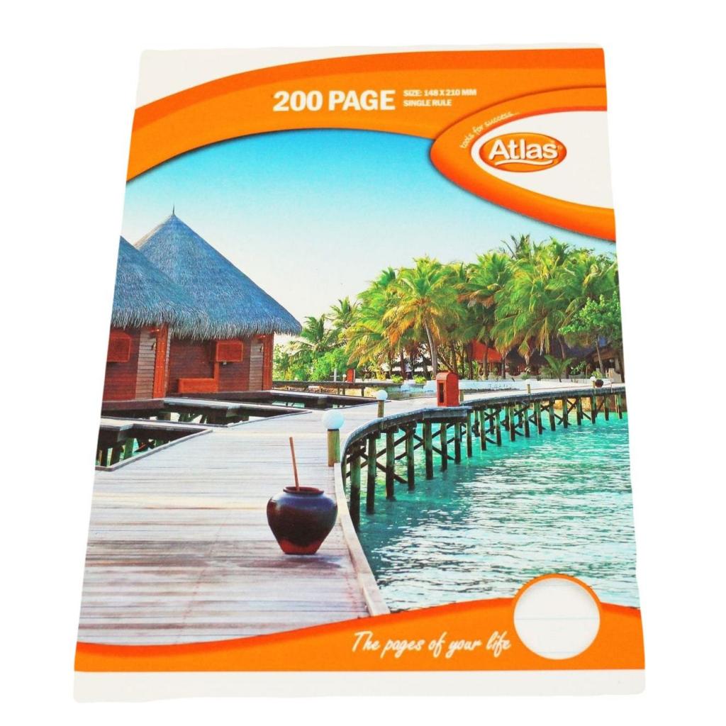 Atlas Exercise Book Single Ruled 200 Pages | Daraz.lk