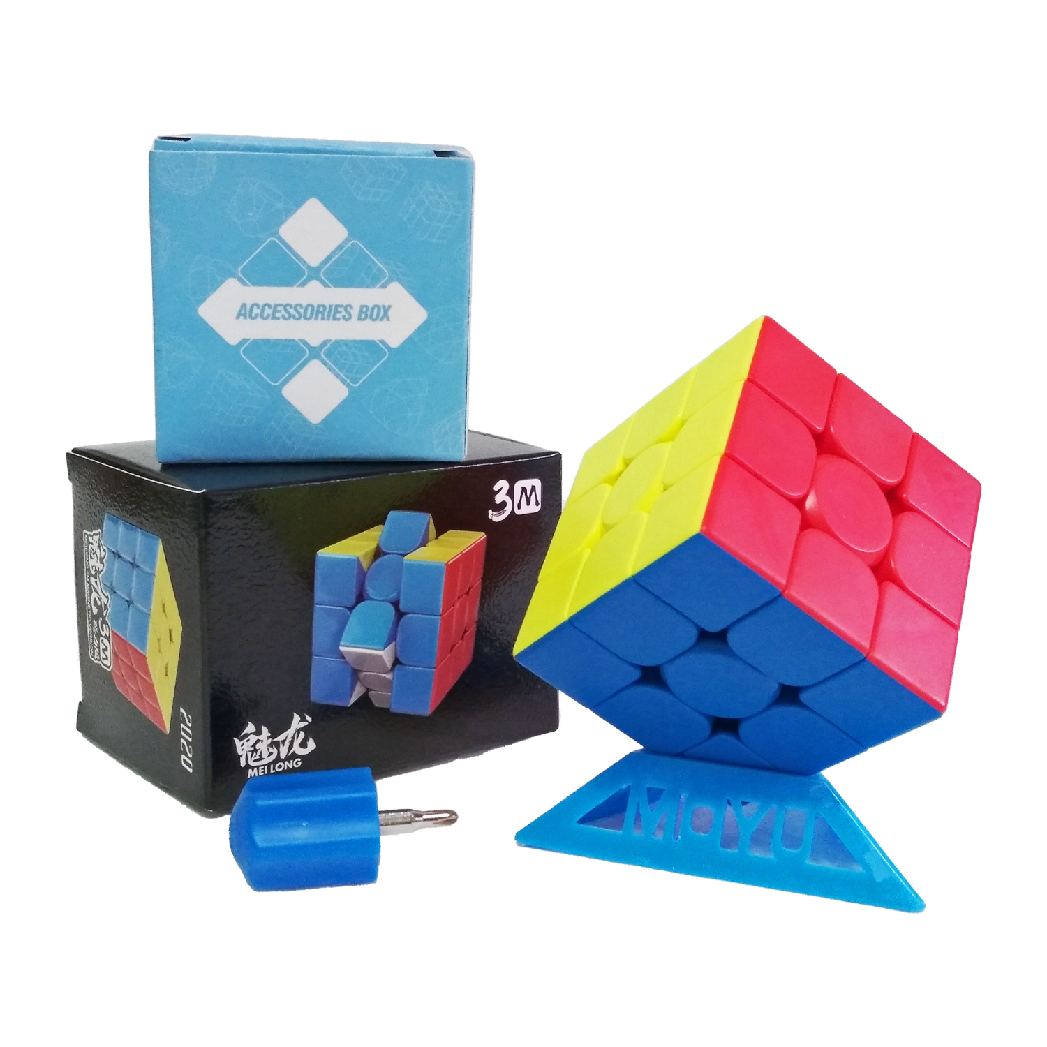 MoYu MeiLong 3x3x3 Magic Cube Stickerless Rubiks Cube | Daraz.lk