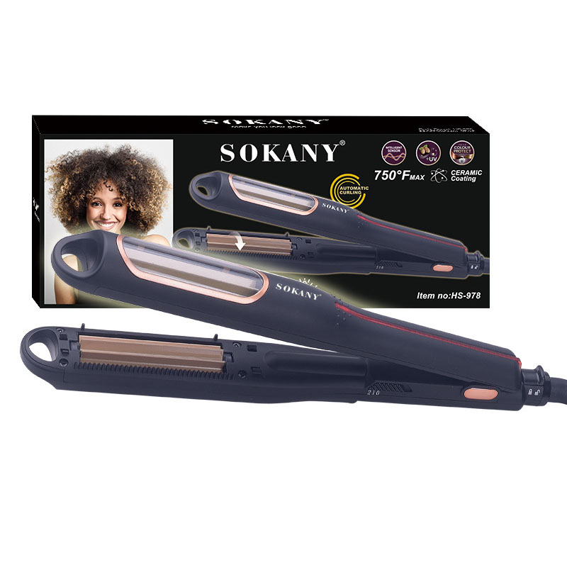 Sokany Hair Straightener Small Wave Straightener Flat Irons HS-978 | Daraz.lk